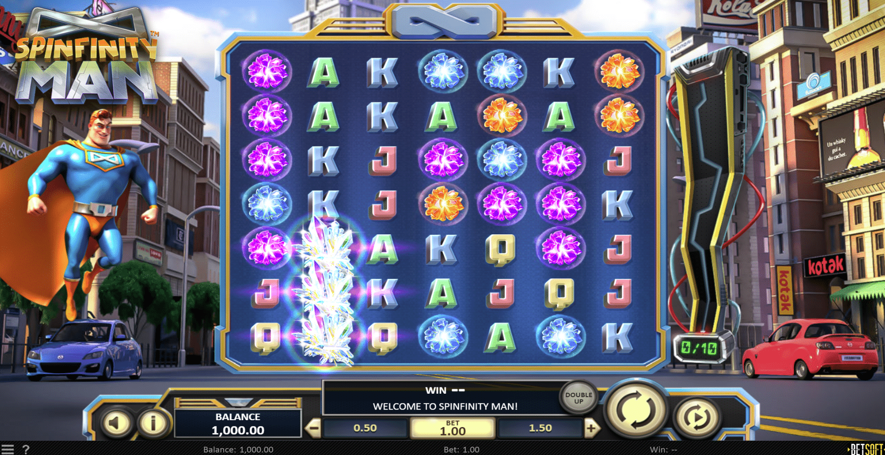 Spinfinity Man Slot Review 2026 - Free Play Demo